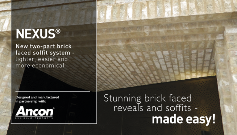 Making light work of brick soffits - Specification Product Update
