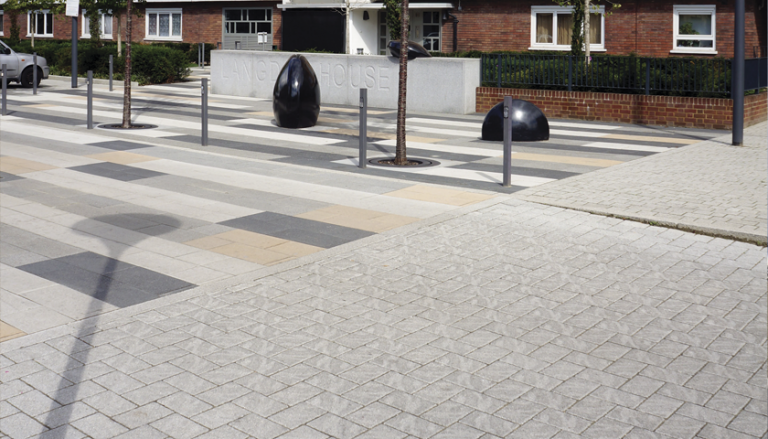 Urban design innovations at Vision London with permeable paving ...