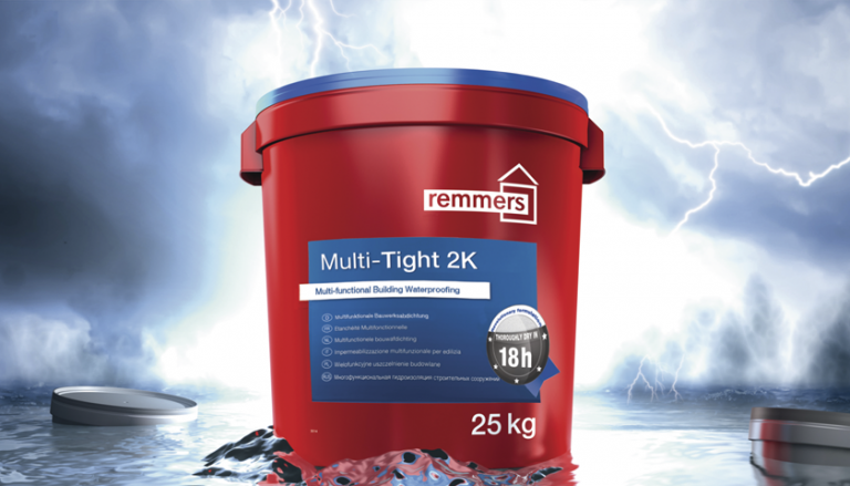 Waterproofing Simplified with Remmers mineral based Multi Tight 2K - Specification Product Update