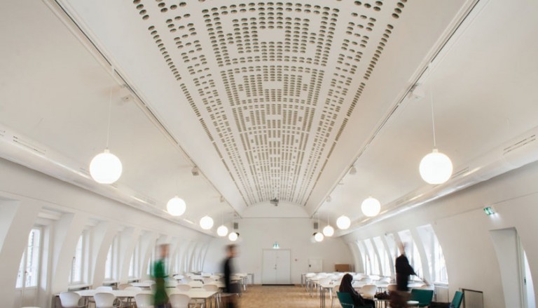 Acoustic ceilings like no other from CMS Danskin & Fade