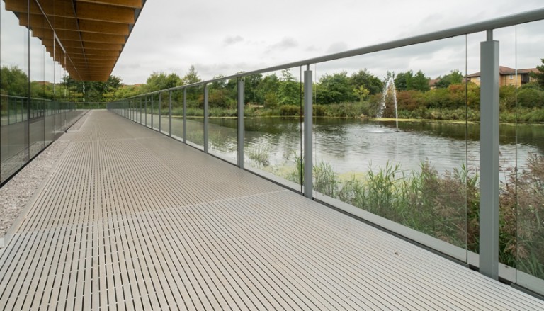 Neaco's glass balustrades and decking systems make a splash at ...