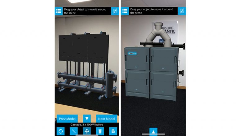 Ideal Commercial Boilers App eyeing up new AR Software - Specification ...