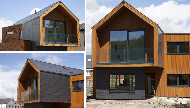 Steel and Timber Combine on Stylish Kingspan TEK Self Build ...
