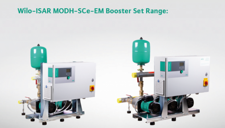 Wilo UK launches the new ISAR MODH/SCe cold water booster range ...