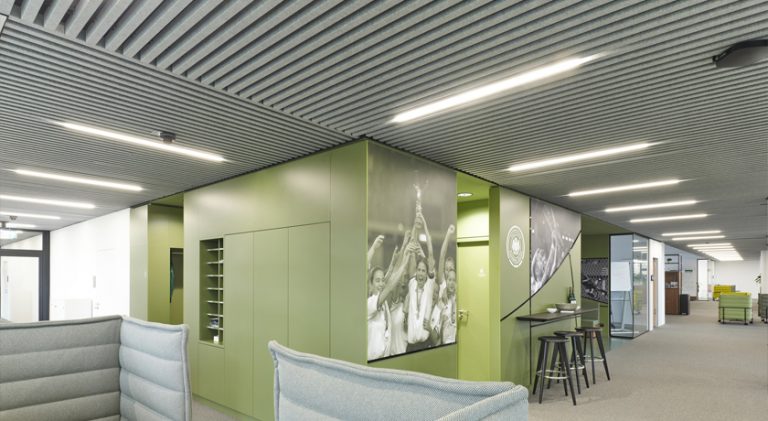 Hunter Douglas Architectural’s HeartFelt® modular ceiling and wall ...